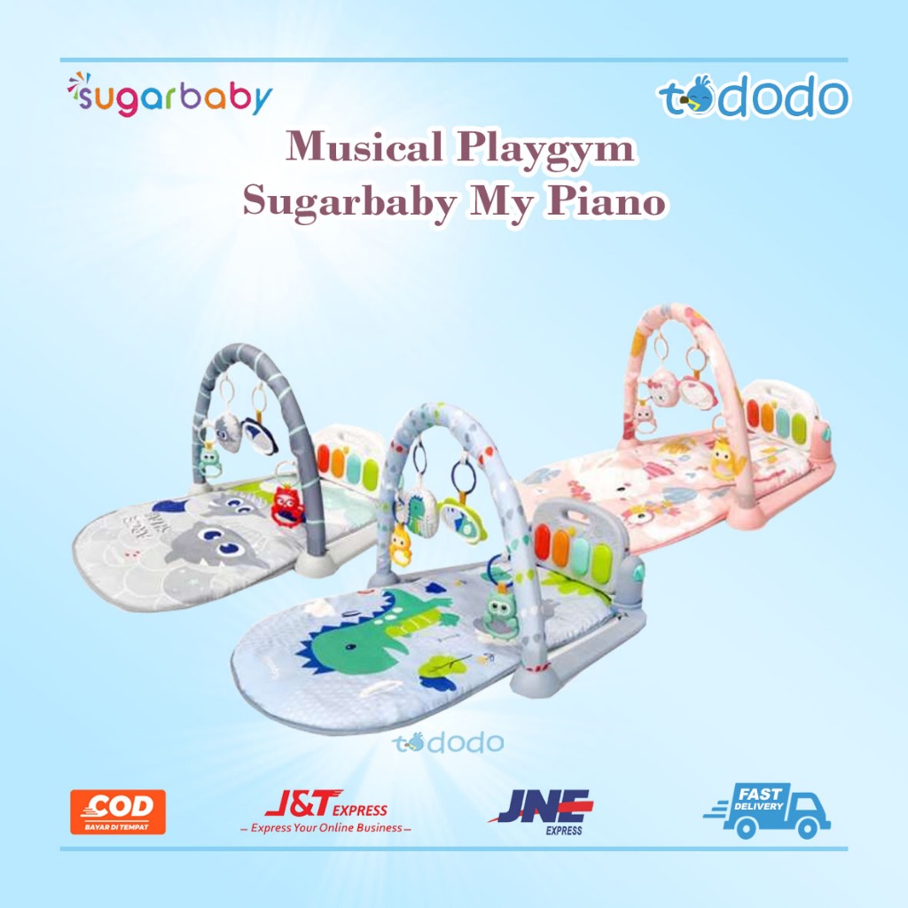 Jual Mainan Anak Bayi Sugar Baby Playmat Piano Alas Bermain Musical ...