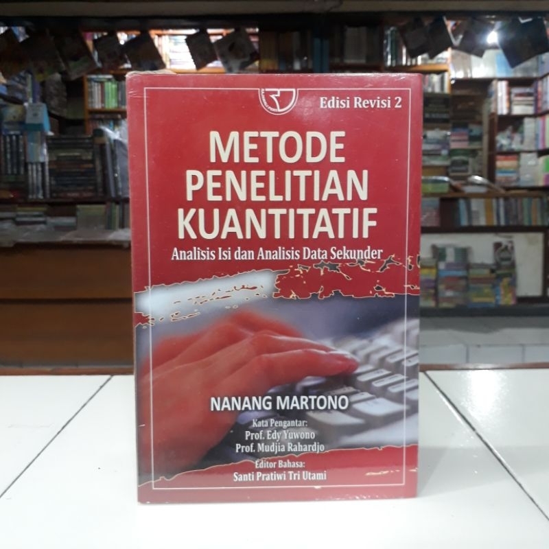 Jual Rajawali Pers Buku Metode Penelitian Kuantitatif : Analisis Isi Dan Analisis Data Sekunder ...