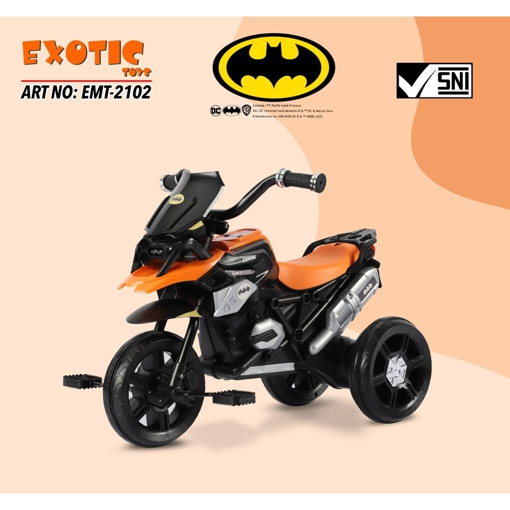 Jual Exotic ET2102 Sepeda Motor Anak Off Road Musik n Lampu Ban Rubber ...