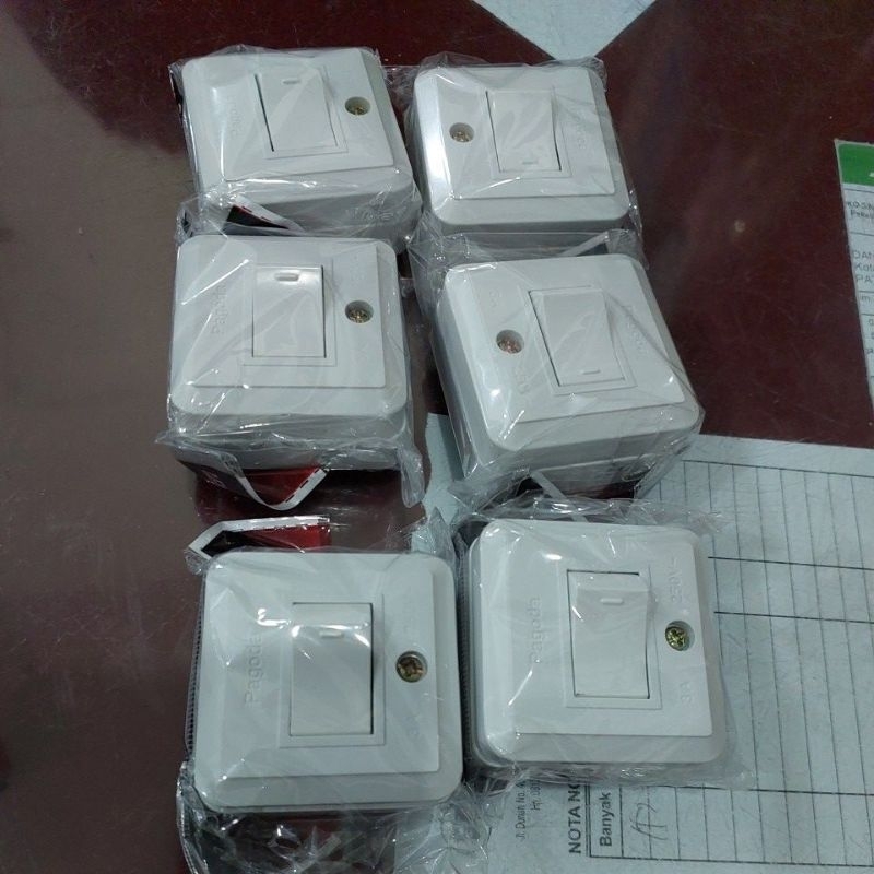 Jual saklar engkel ob.saklar panel surya.saklar kecil | Shopee Indonesia