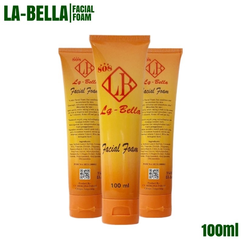Jual La-Bella Facial Foam 100ml BPOM (Satuan) | Shopee Indonesia