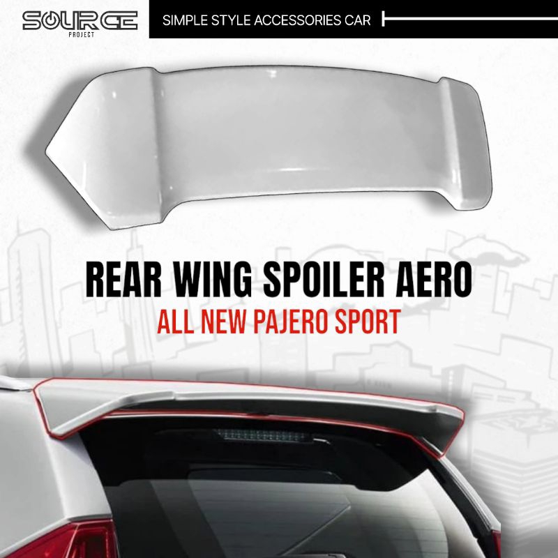 Jual REAR WING SPOILER AERO NEW PAJERO SPORT | Shopee Indonesia