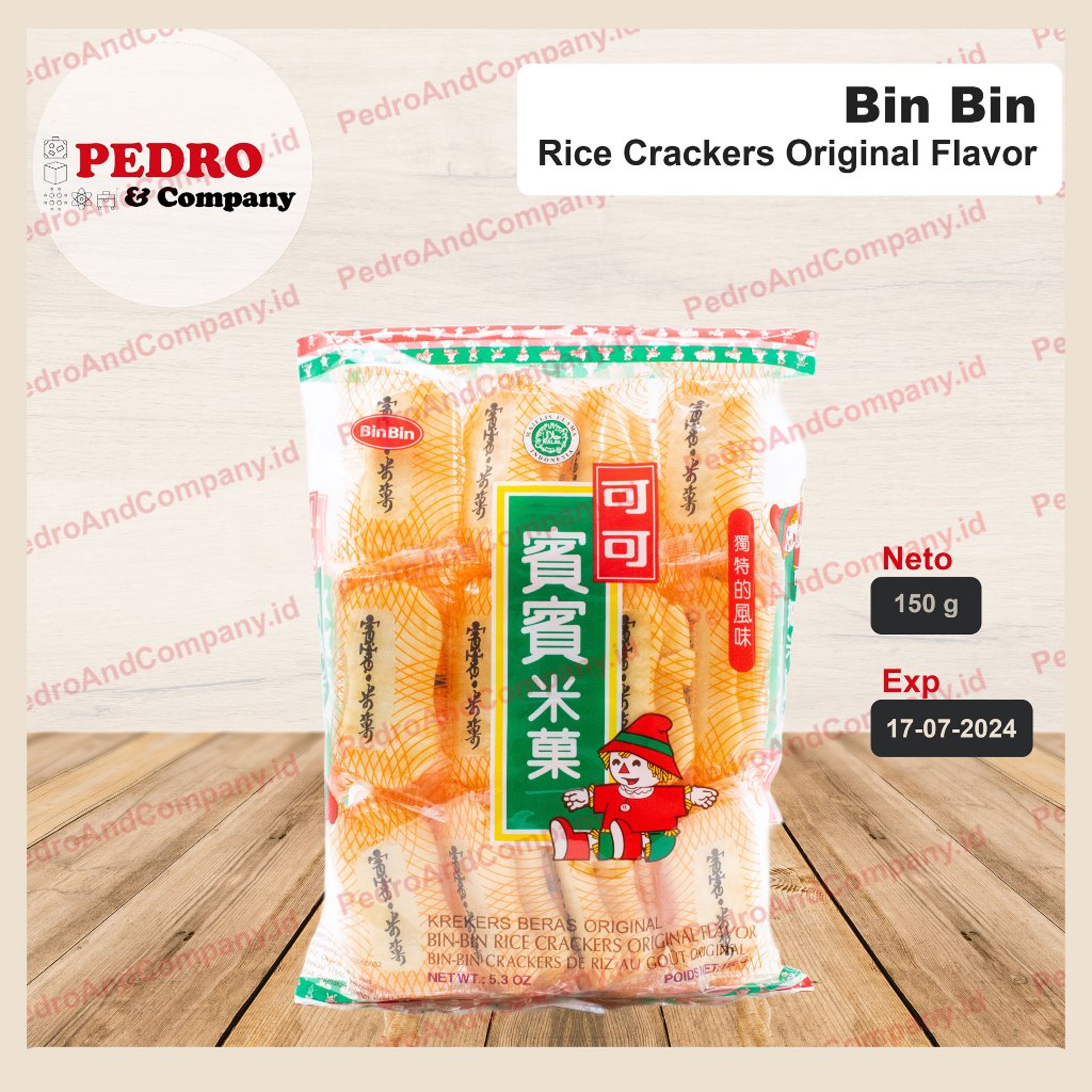 Jual Bin bin crackers krekers beras rasa ORIGINAL 150 gram - snack ...