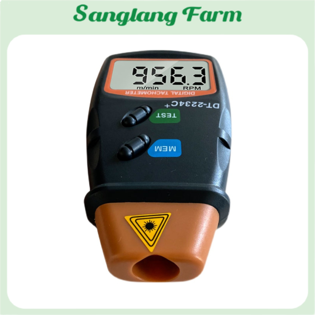 Jual Techometer Alat Ukur Putaran Mesin Digital Laser Infrared RPM ...