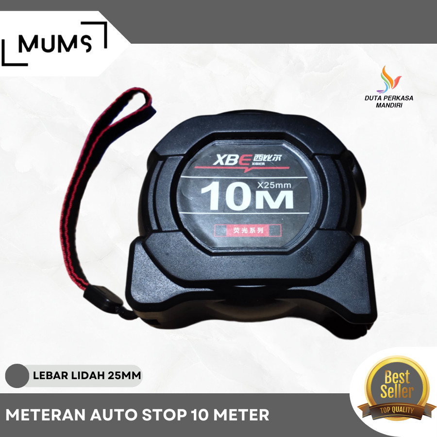 Jual DPM - Tape Measure Meteran Otomatis Auto Stop Autostop 10M 10 Meter x 25mm Meteran Tukang ...