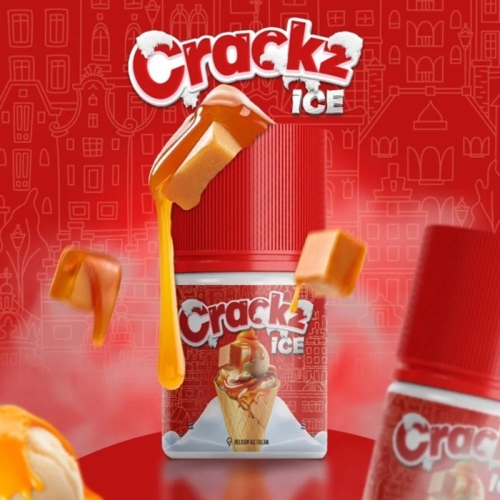Jual LIQUID CRACKZ ICE V3 BELGIUM ICE CREAM 60ML | Shopee Indonesia