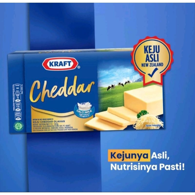 Jual KEJU KRAFT CHEDDAR 150g | Shopee Indonesia