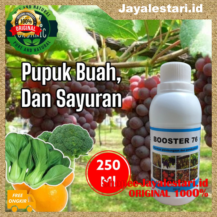 Jual Pupuk Booster 76 Pupuk Organik Untuk Pelebat Tanaman Buah - 100ml ...