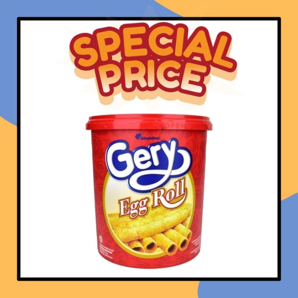 Jual Gery Egg Roll Wafer Toples 210gr Camilan Astor Gerry | Shopee ...