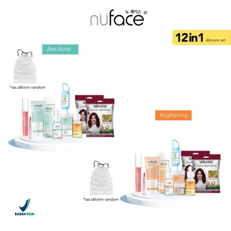 Jual [FYC][12IN1]Nuface Skincare Fuji Paket Perawatan Wajah | Shopee ...