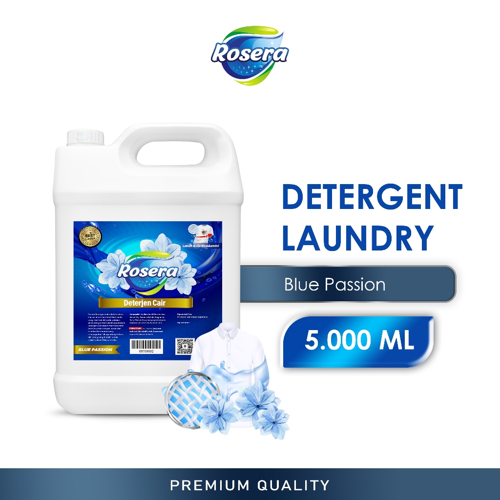 Jual Rosera Detergen Cair 5 Liter 5000 ML Deterjen Laundry Deterjen Cair Sabun Cuci Baju Sabun ...