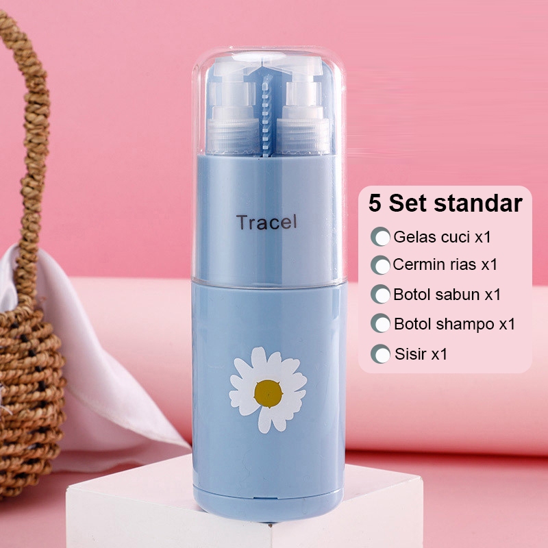 Jual Travel toiletries kit bening tempat sabun cair sikat gigi odol ...