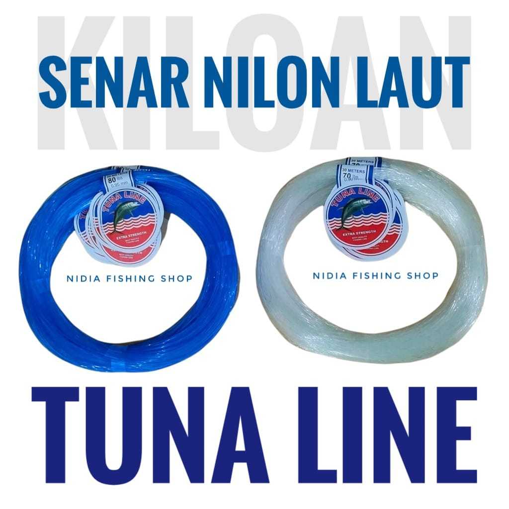 Jual SENAR PANCING KILOAN | SENAR NILON LAUT TUNA LINE | Shopee Indonesia
