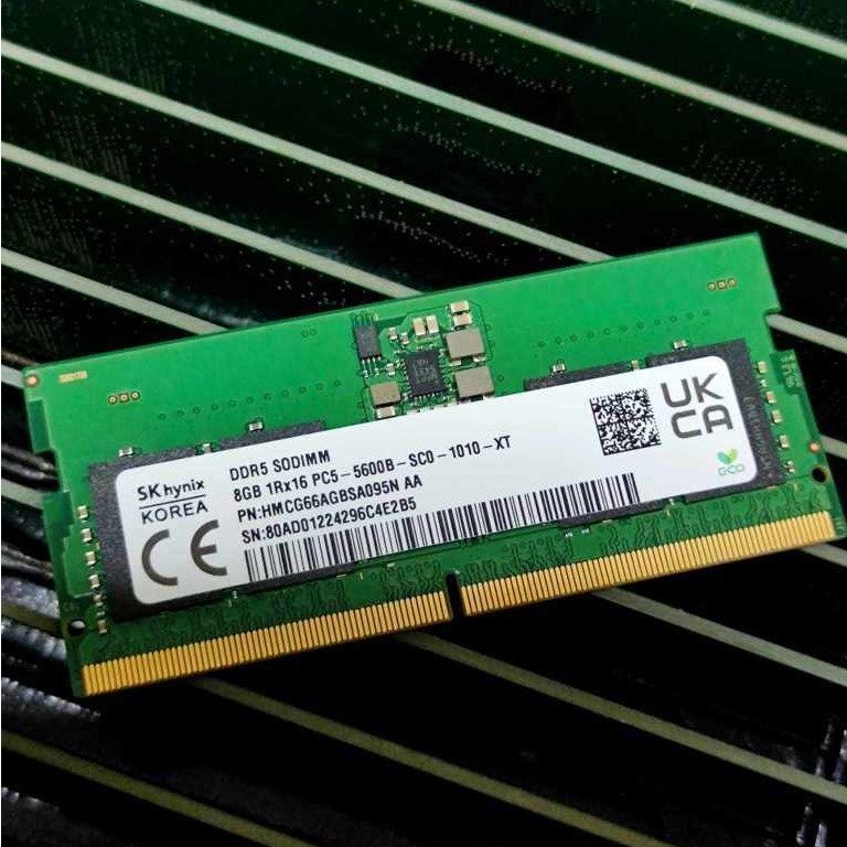 Jual RAM LAPTOP SK HYNIX DDR5 8GB 5600Mhz / PC 44800 SODIMM NOTEBOOK MEMORY PC5-44800 5600 Mhz ...