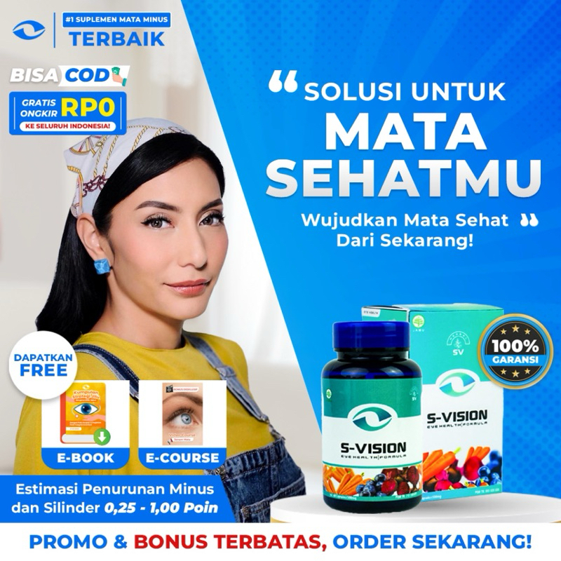 Jual SMART VISION Suplemen Herbal Obat Mata Minus, Plus, dan Silinder ...