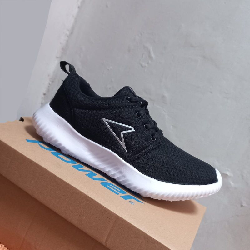 Jual Bata Sepatu Sekolah Power Hitam Putih | Shopee Indonesia