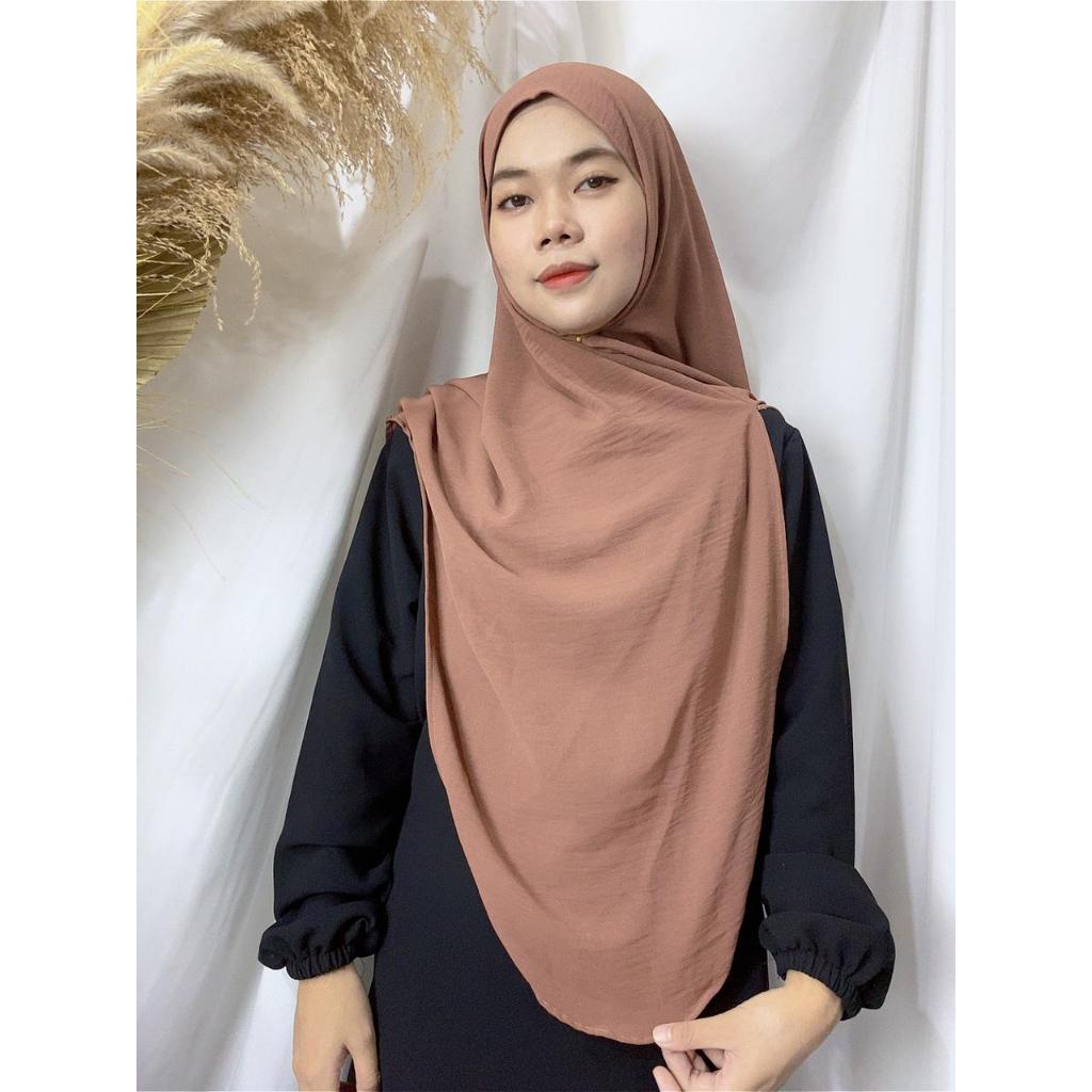 Jual PASHMINA CRINKLE AIRFLOW|| HIJAB PASHMINA INSTAN OVAL|| PASHMINA ...