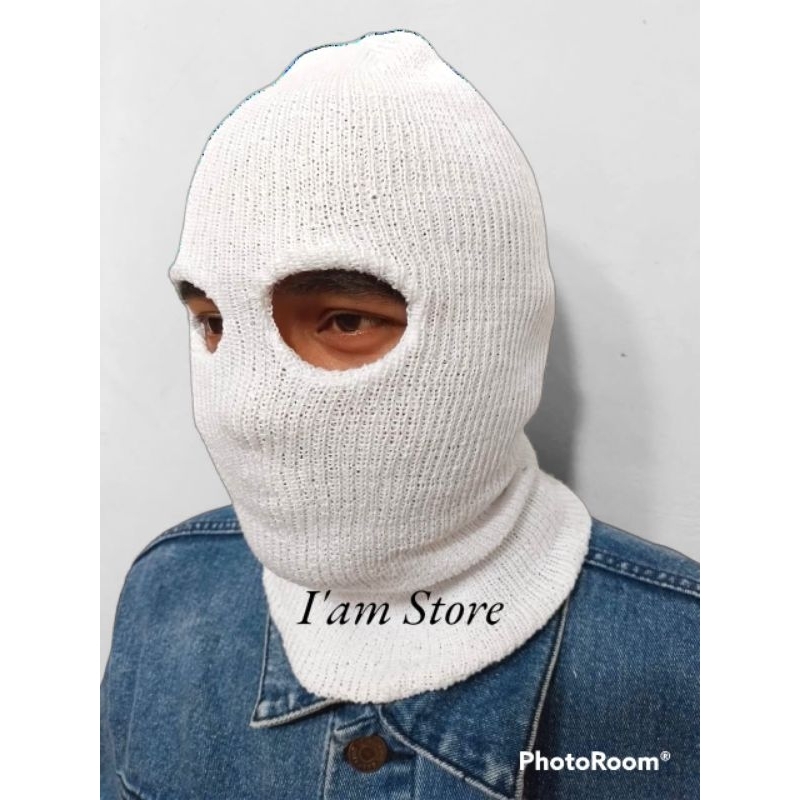 Jual Topi Sebo/Topi Ninja/Topi Kethu/Kupluk Lubang 3/Topi Topeng/Topi ...