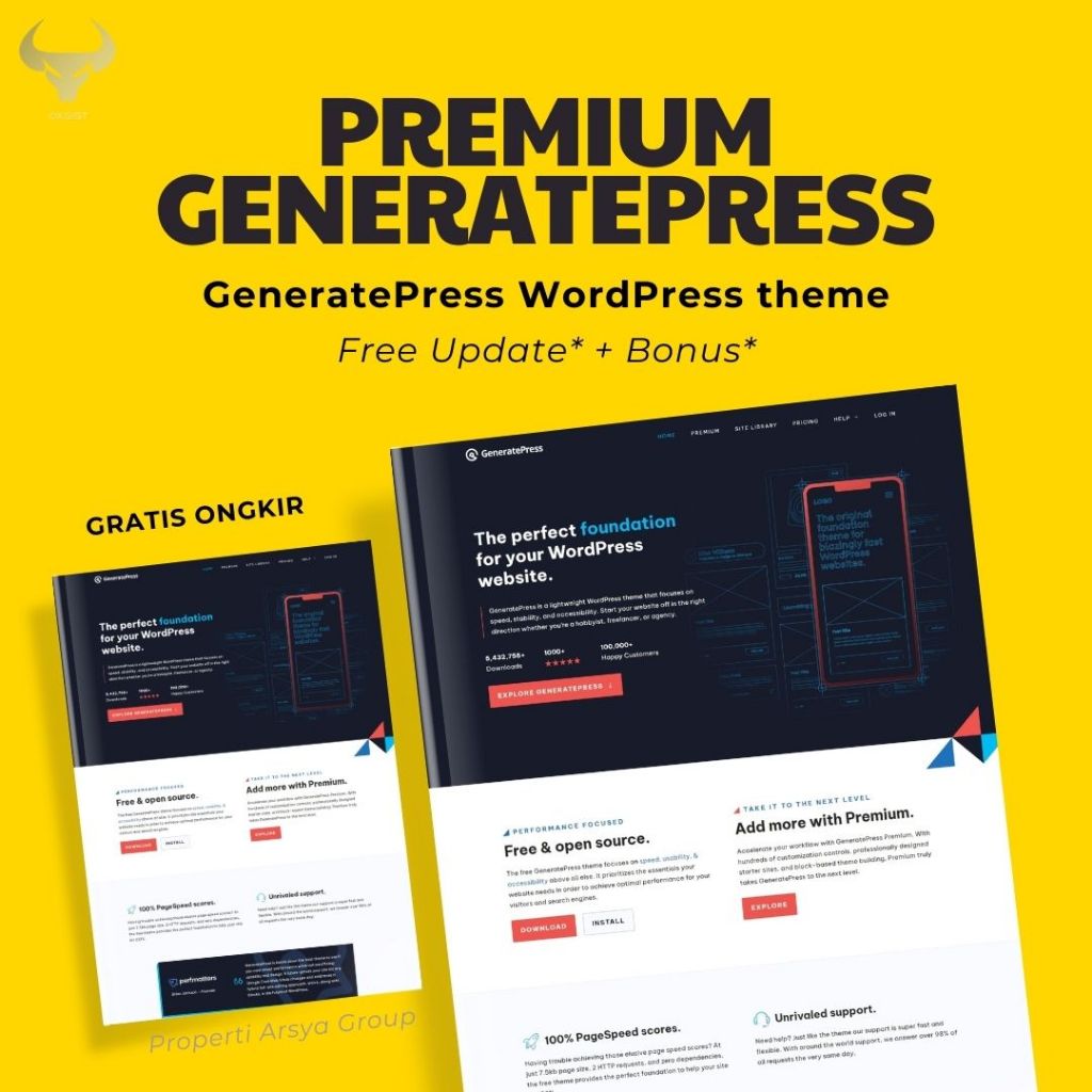 Jual GeneratePress Premium Wordpress Plugin | Shopee Indonesia