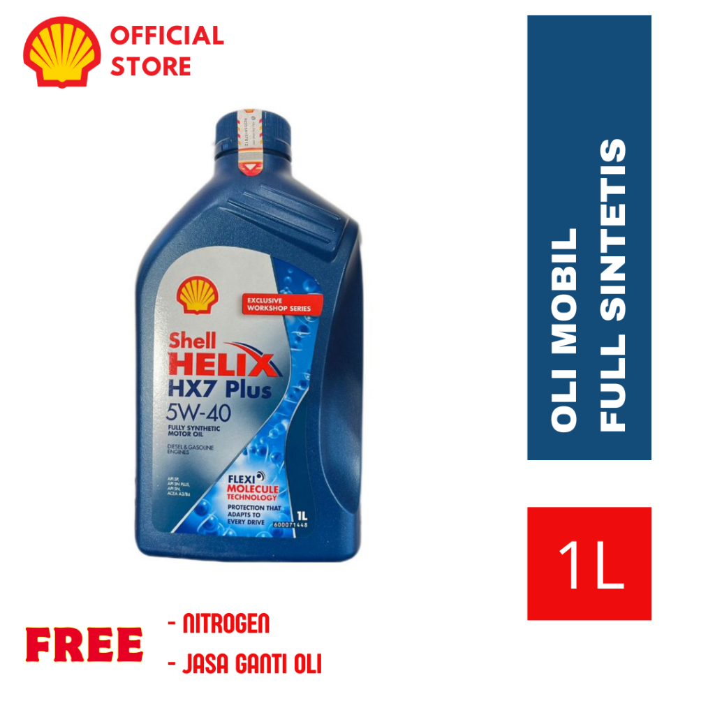 Jual Shell helix HX7 5W-40 1L Sintetic Oil | Shopee Indonesia