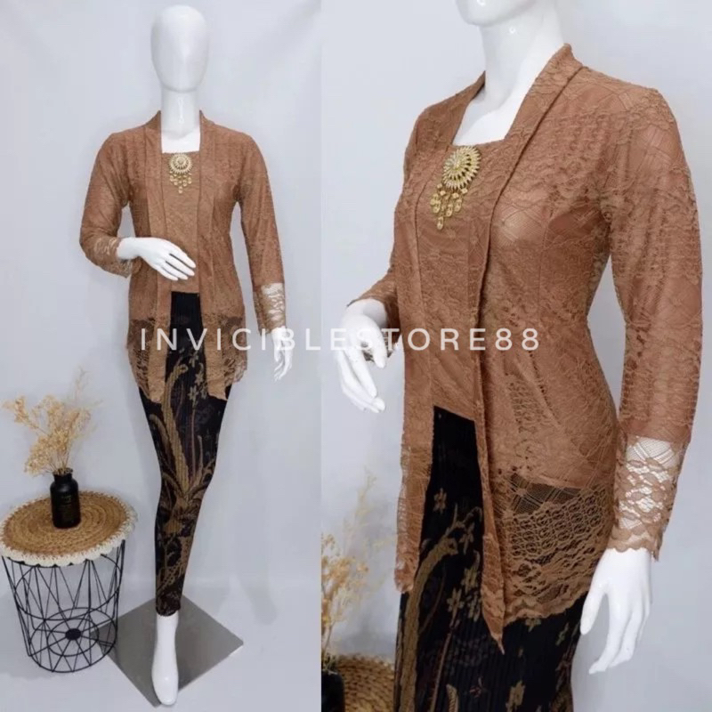 Jual Kebaya Kutu Baru / Kebaya Tunik / Tunik Brokat / Kebaya Modern / Kebaya tile / Kebaya ...