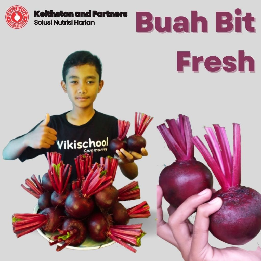 Jual Buah Bit Segar 1 Kg Organik Beetroot Fresh Untuk Hb Rendah Dan Ibu ...