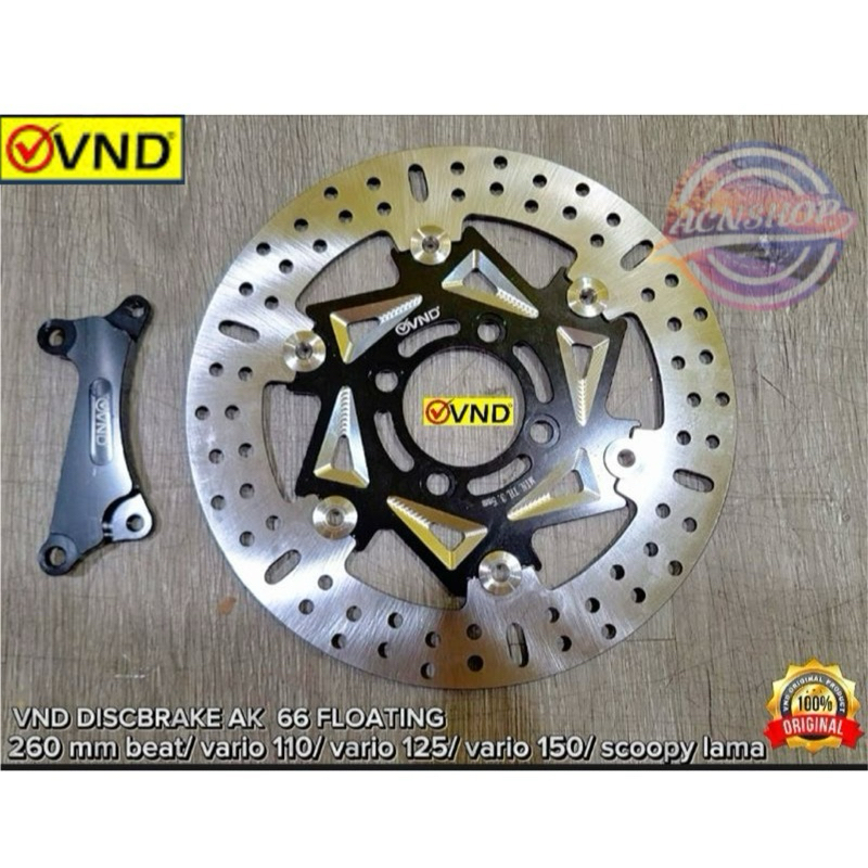 Jual Disc brake Piringan Cakram VND 777/ Ak66 Floating Ukuran 260mm ...