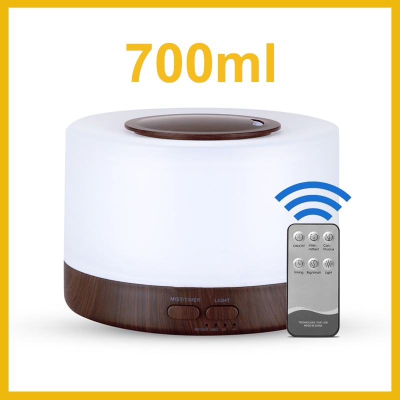 Jual UPUPIN Humidifier Diffuser Air Purifier Aromaterapy 700ML 7 Warna LED + Remote Garansi 365 ...