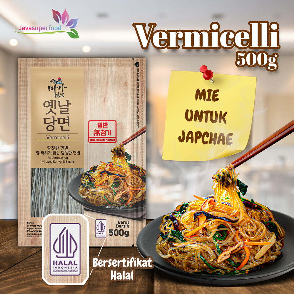 Jual Korean Dangmyeon Vermicelli Japchae Halal 500 gram Mie Sohun Soun ...