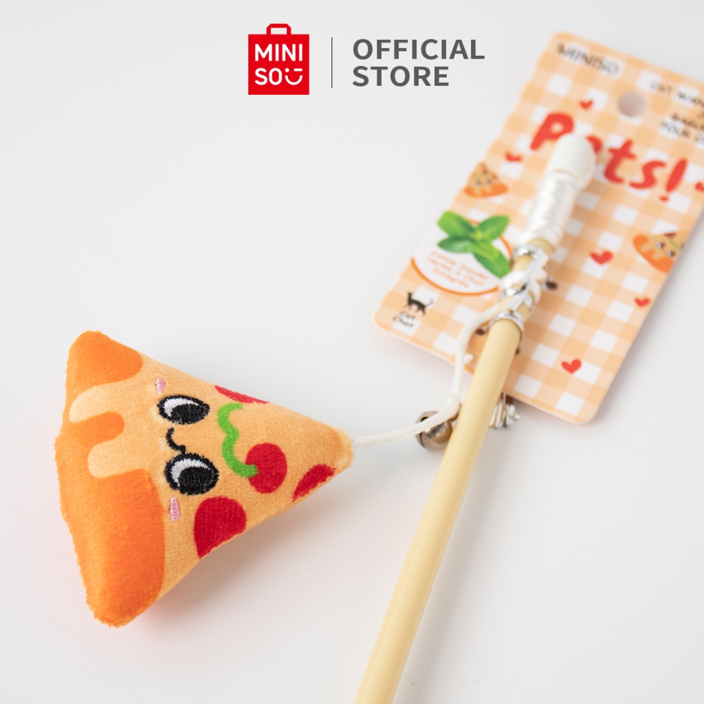 Jual MINISO Mainan Kucing Tongkat Cute Pet Toy Cat Stick Happy Foods ...