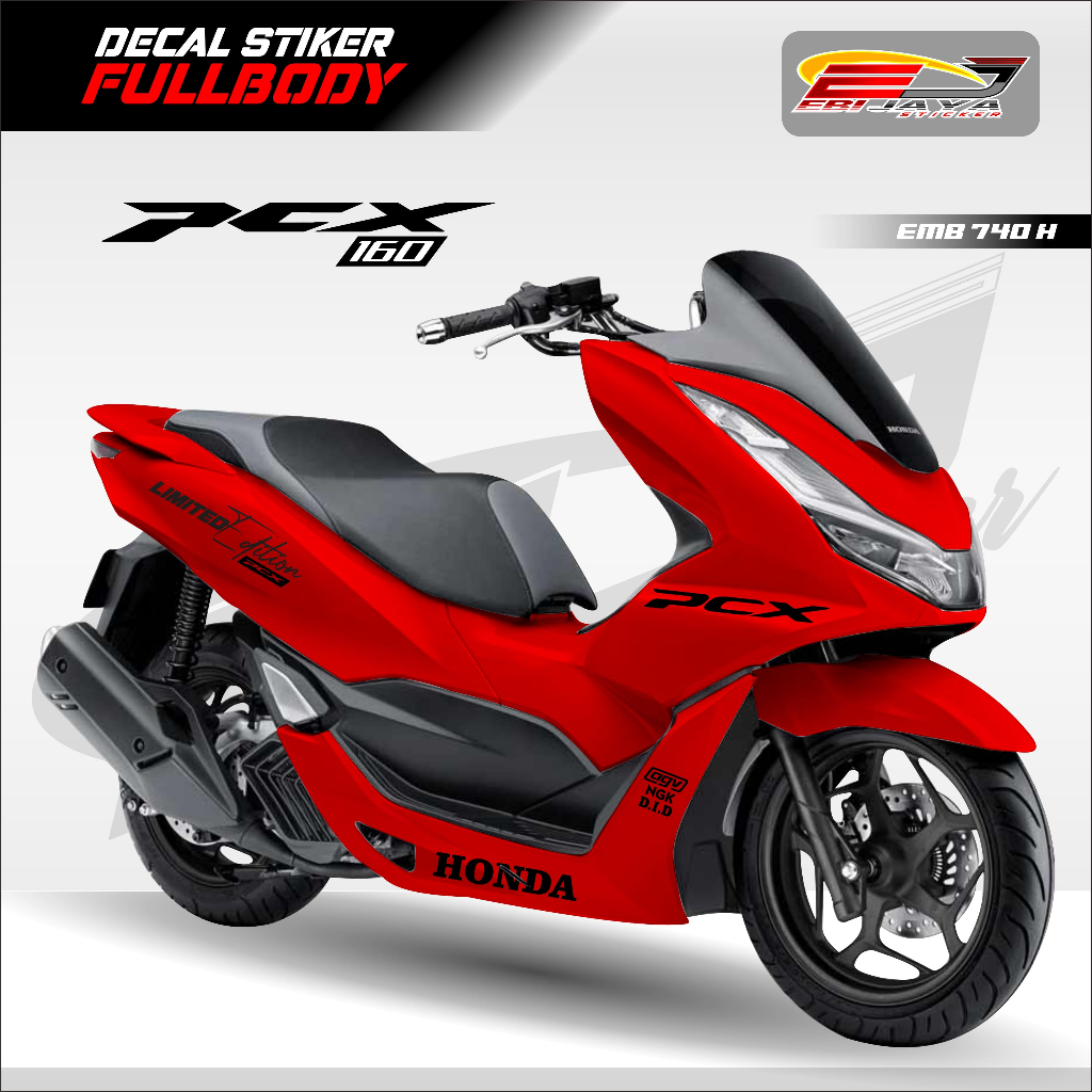 Jual STIKER MOTOR FULL BODY PCX SIAP PAKAI-STIKER FREE CUSTOM TULISAN ...
