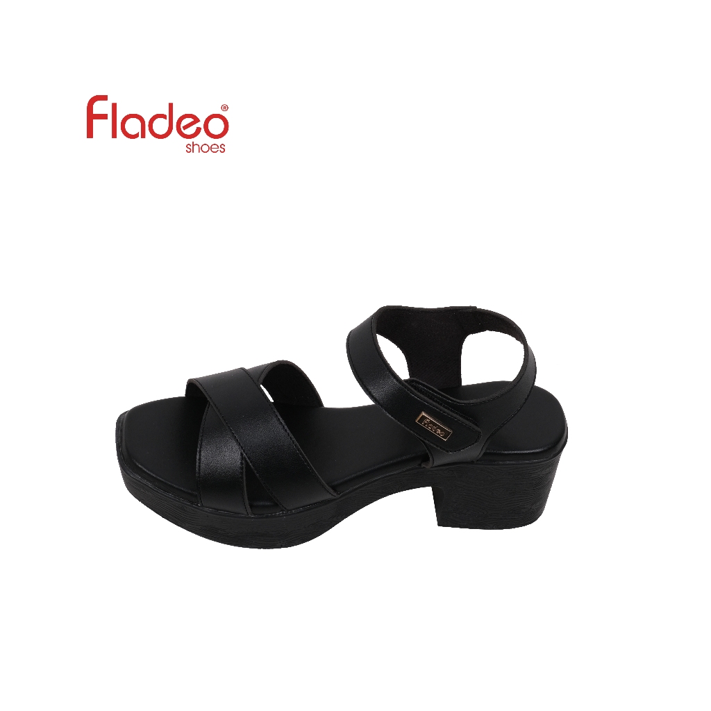 Jual Fladeo L23/LDT501-3RV/Sandal Wedges Tali Wanita [ Strap Slipper ...