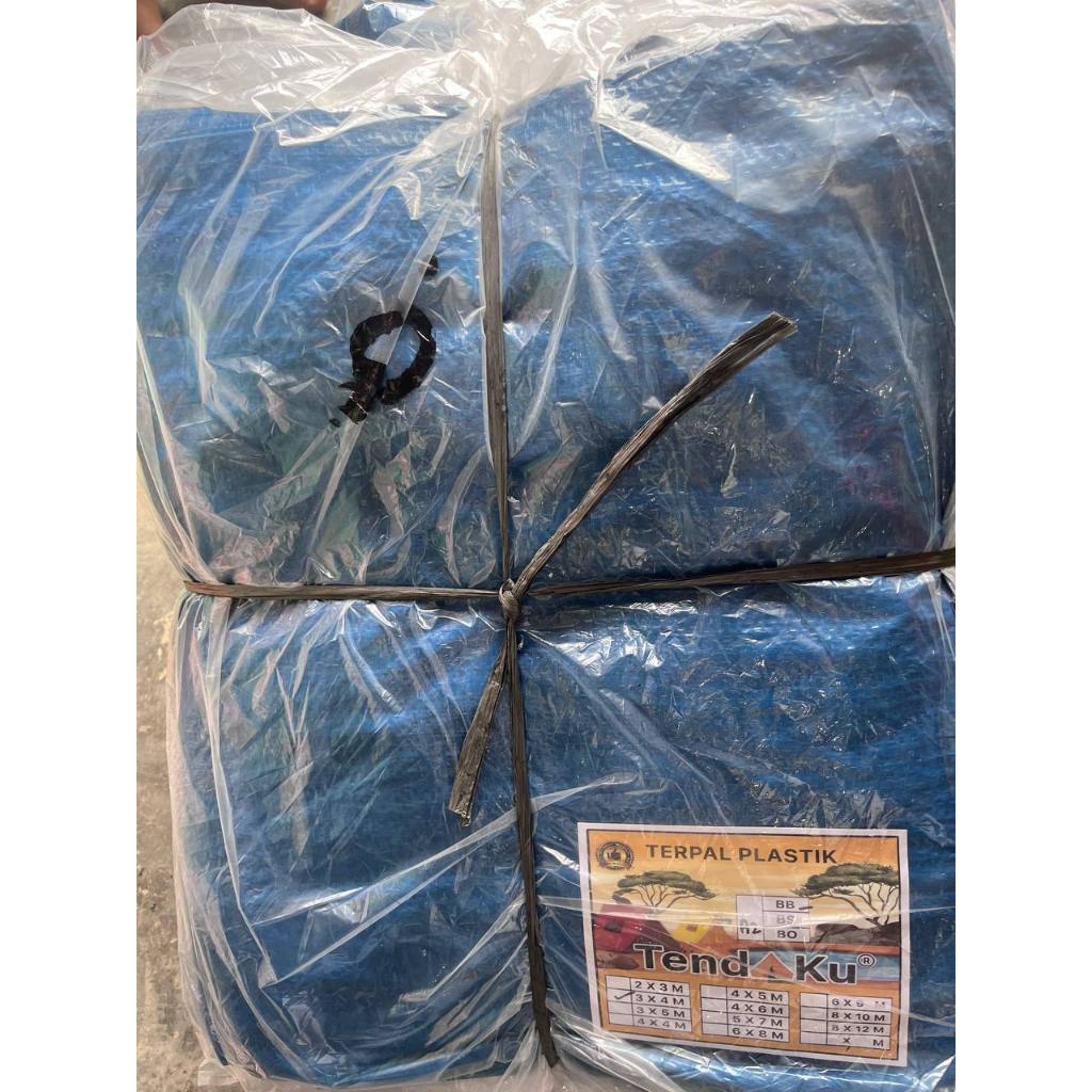 Jual TERPAL TENDA PLASTIK BIRU + RING A2 - 4X5 METER - MURAH MERIAH ...