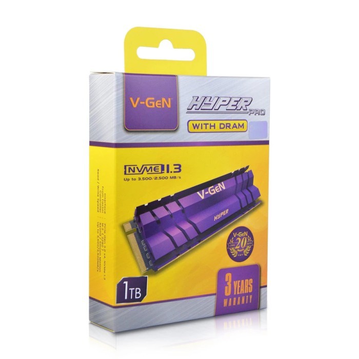 Jual SSD M2 NVME VGEN HYPER PRO WITH D-RAM 1TB M.2 V-GEN PLUS HEATSINK ...