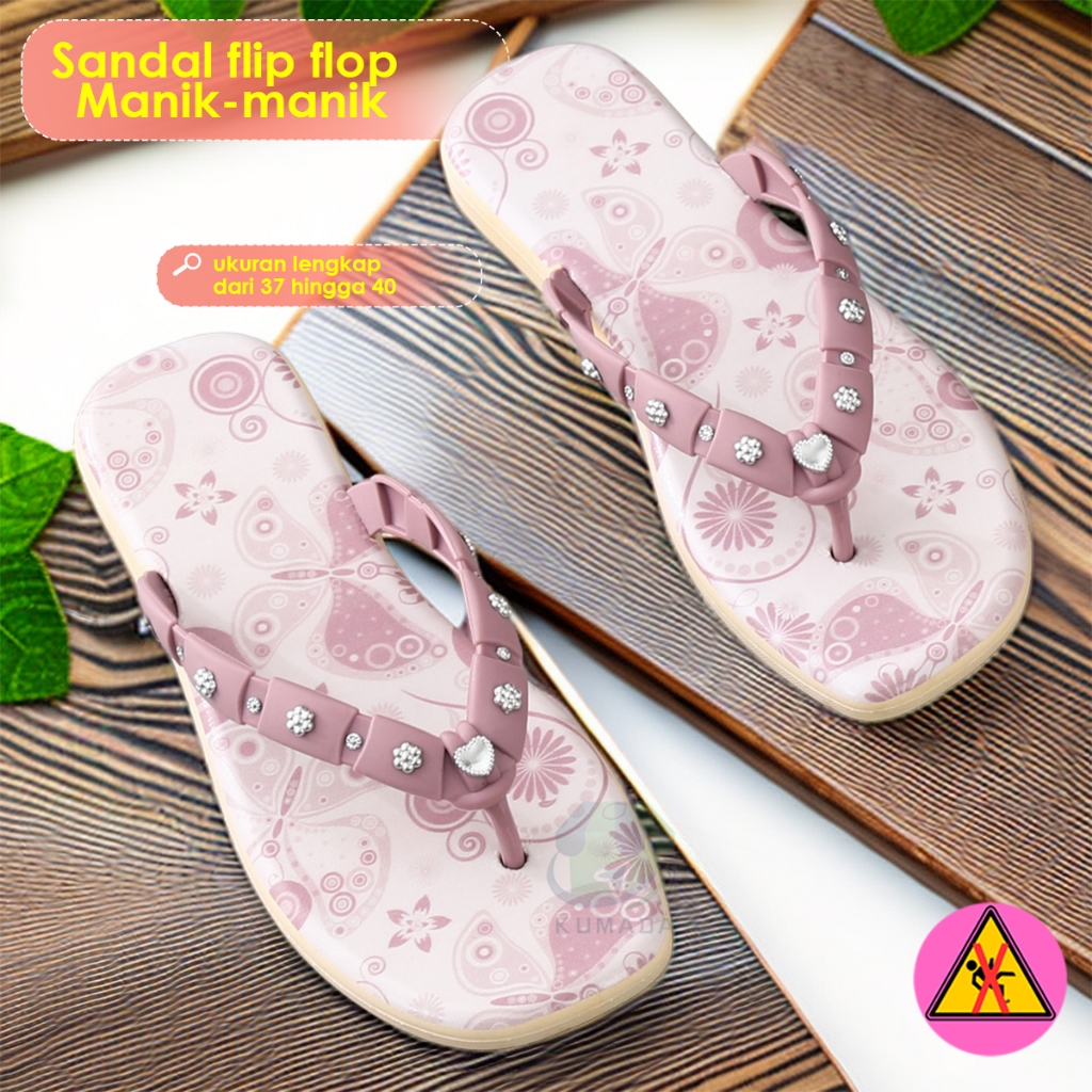 Jual Sandal Jepit Wanita Sandal Slip On Yang Simpel Nyaman Dipakai ...