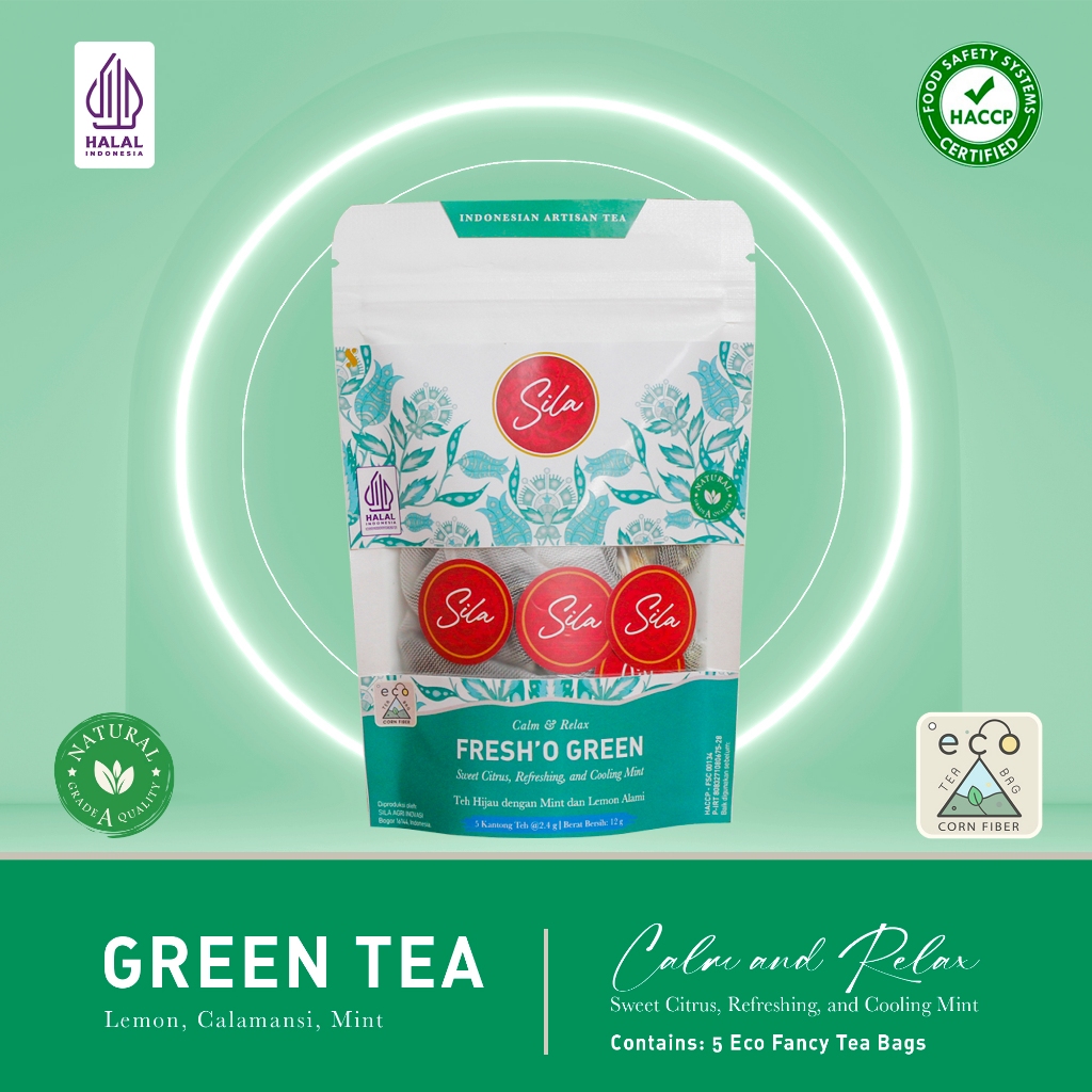 Jual Sila Artisan Tea - Fresh O Green - White Kraft Pouch - Teh Premium ...