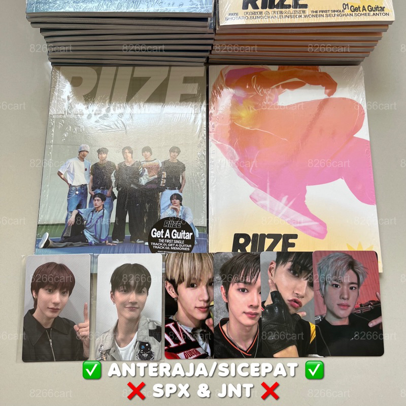Jual [ready stock] riize — album sealed (rise/realize ver), lucky draw ...