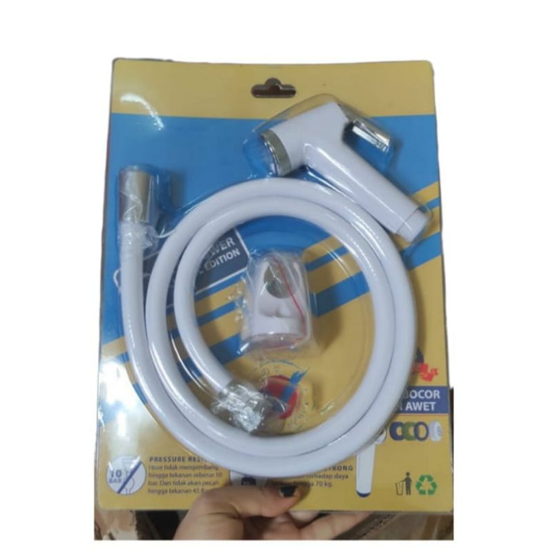 Jual Jet shower putih / Toilet shower putih / Jet shower kloset putih ...