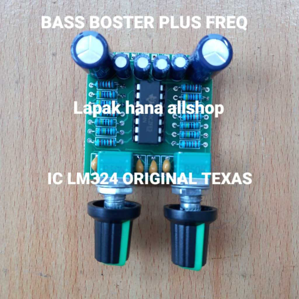 Jual Tone control stereo bass boster plus frekwensi giga bass ic lm324 ...