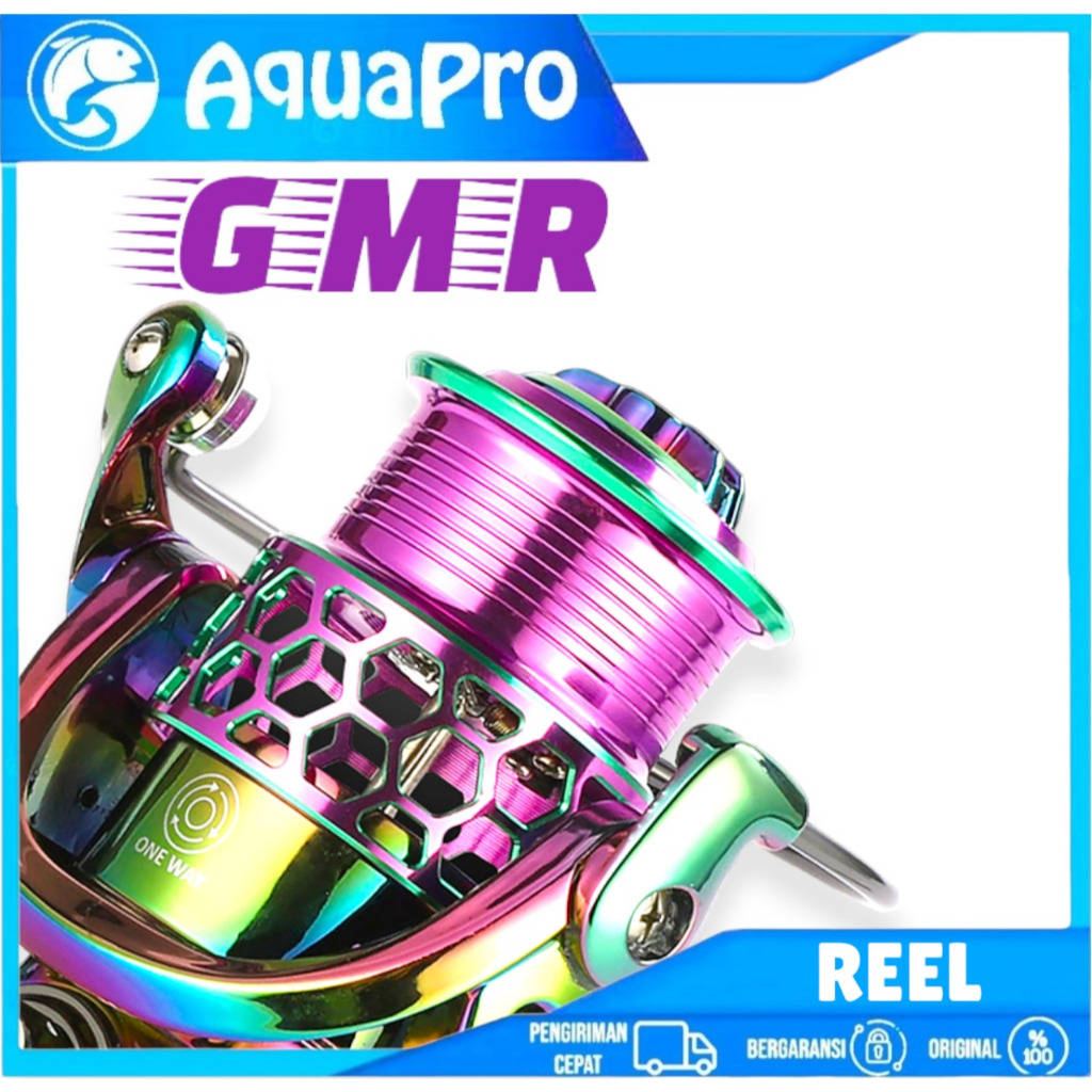 Jual Reel pancing Spinning Reel Fishing Reel Drag 25kg GMR 1000 7000 ...