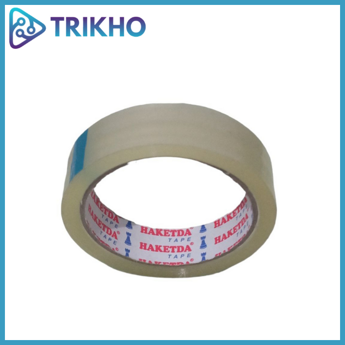 Jual Selotip Bening 1 Inch (24mm) HAKETDA | Shopee Indonesia