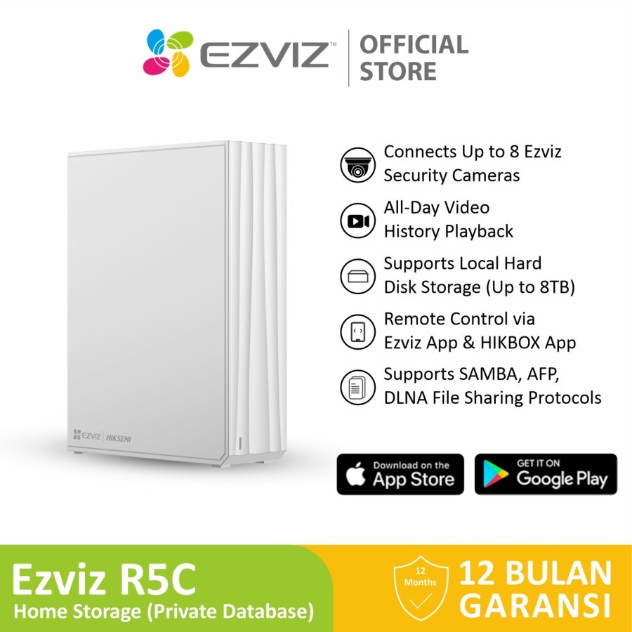 Jual Ezviz R5C Smart Home Storage Management Private Data Base for CCTV ...