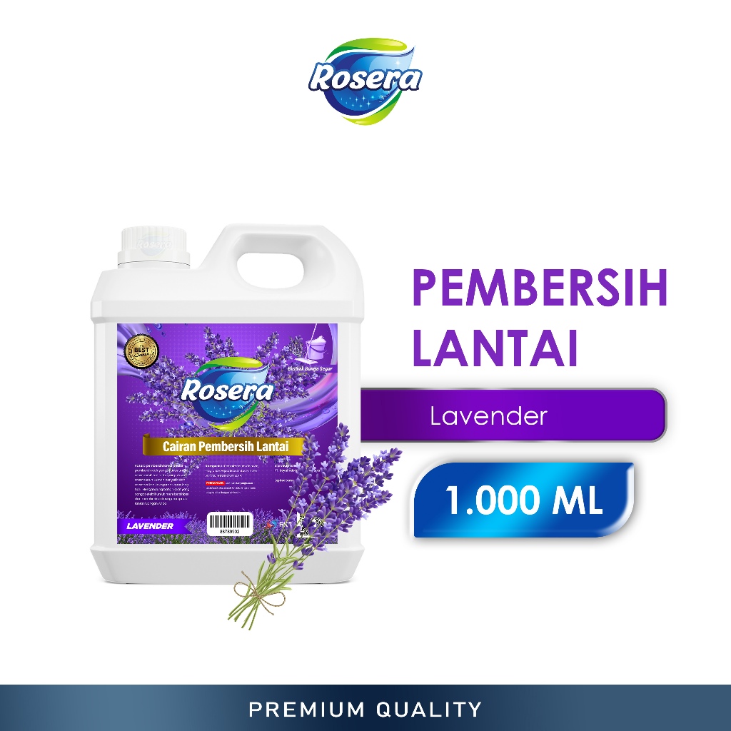 Jual Rosera Sabun Pel Lantai Lavender 1 Liter Cairan Pembersih Lantai ...