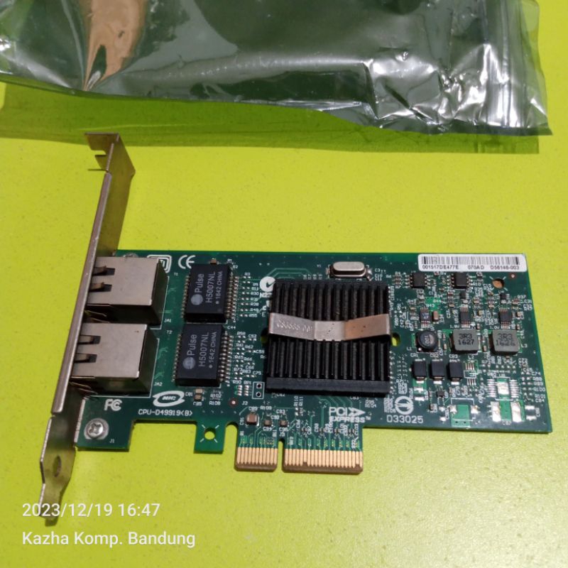 Jual LAN Card bekas Server, Intel Pro, Dual port LAN, Normal | Shopee ...