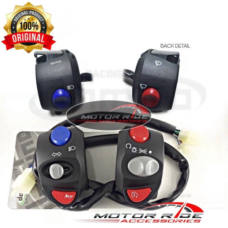 Jual Saklar 1 Set Tombol Rumah Saklar Set Kiri Kanan Universal Tombol ...