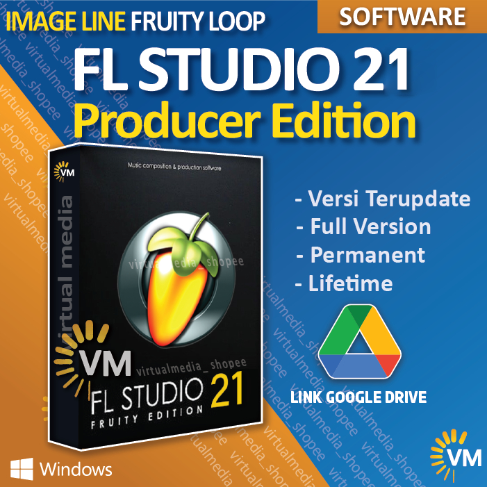 Jual FL STUDIO PRODUCER EDITION 21 FRUITYLOOPS IMAGE LINE AUDIO SOUND RECORDING MASTERING MIDI ...