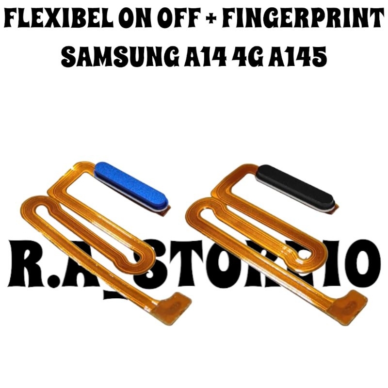 Jual SAMSUNG A14 4G A145 | FLEXIBEL FLEXIBLE ON OFF TOMBOL POWER + HOME FINGERPRINT SIDIK JARI ...