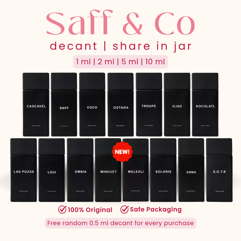 Jual [DECANT / SHARE IN JAR] SAFF & CO - Maleali (NEW), Minouet,Las ...