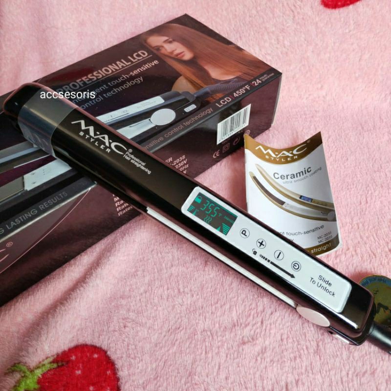 Jual Catok Smootihing 2in1 Curly&Lurus terbagus Mac 2038 | Shopee Indonesia