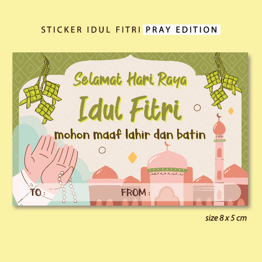 Jual STIKER LABEL UCAPAN SELAMAT HARI RAYA IDUL FITRI LEBARAN RAMADAN ...